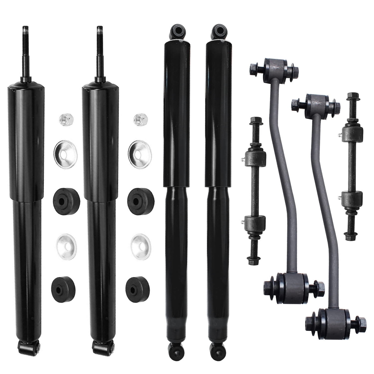 Detroit Axle - 4WD Shock Absorbers Kit for 2010-2016 Ford F-250 F-350 ...