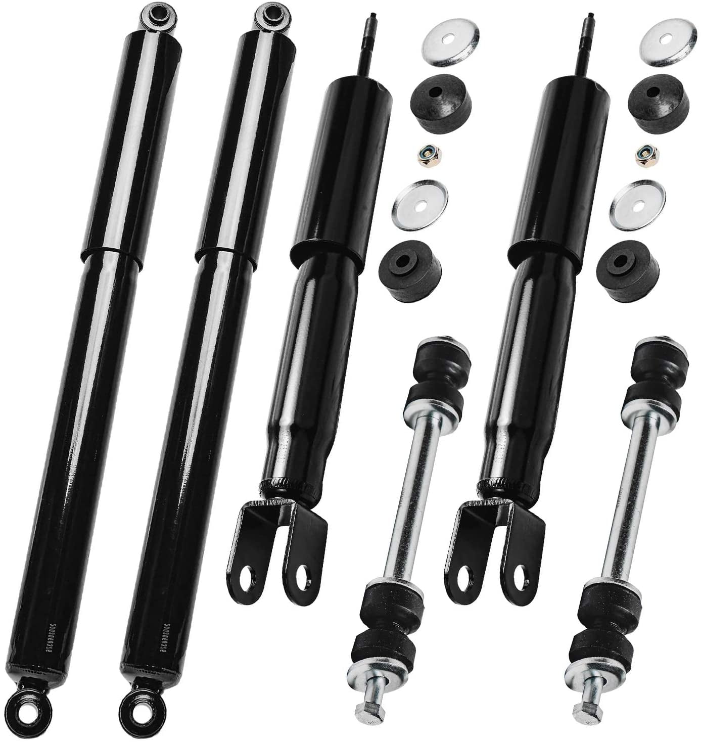 Detroit Axle - 4WD Shock Absorbers Kit for Silverado Sierra Suburban ...