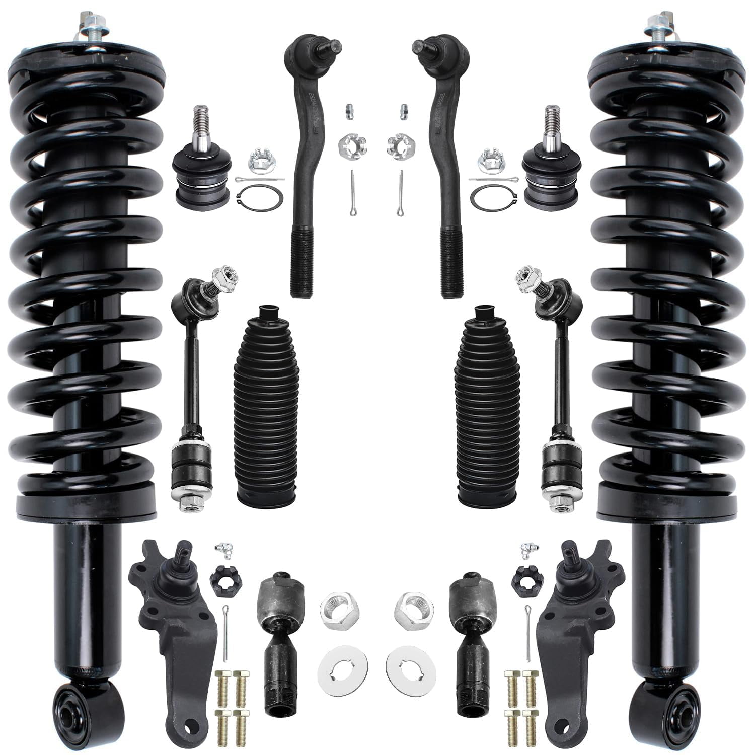 Detroit Axle - 4WD V6 Front Suspension Kit for 1996-2002 Toyota 4Runner ...