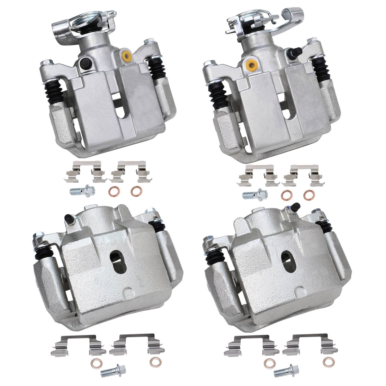 Detroit Axle - 4pc Brake Calipers for 2004-2012 Chevy Malibu, 2005-2010 ...