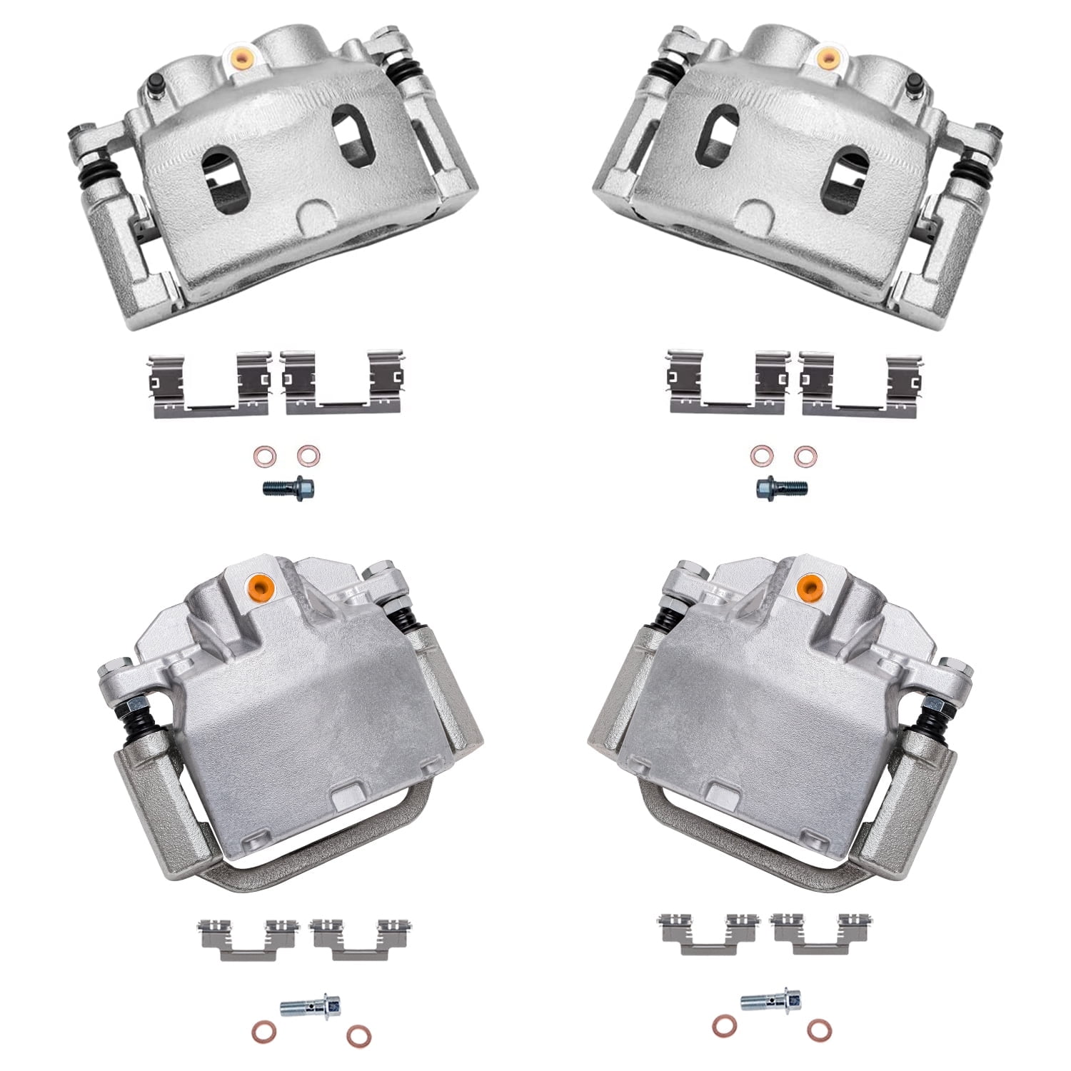 Detroit Axle - 4pc Brake Calipers for Cadillac Escalade ESV EXT Chevy ...
