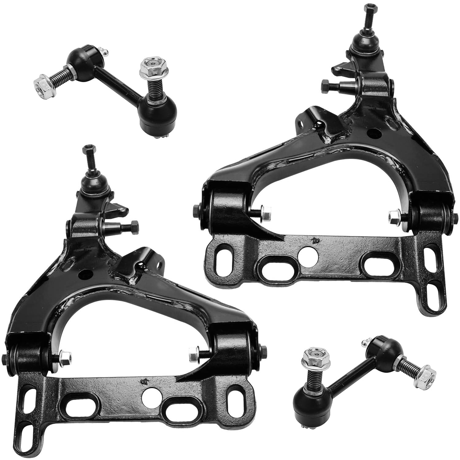 Detroit Axle - 4pc Front Control Arms Kit for Chevy Trailblazer EXT GMC ...