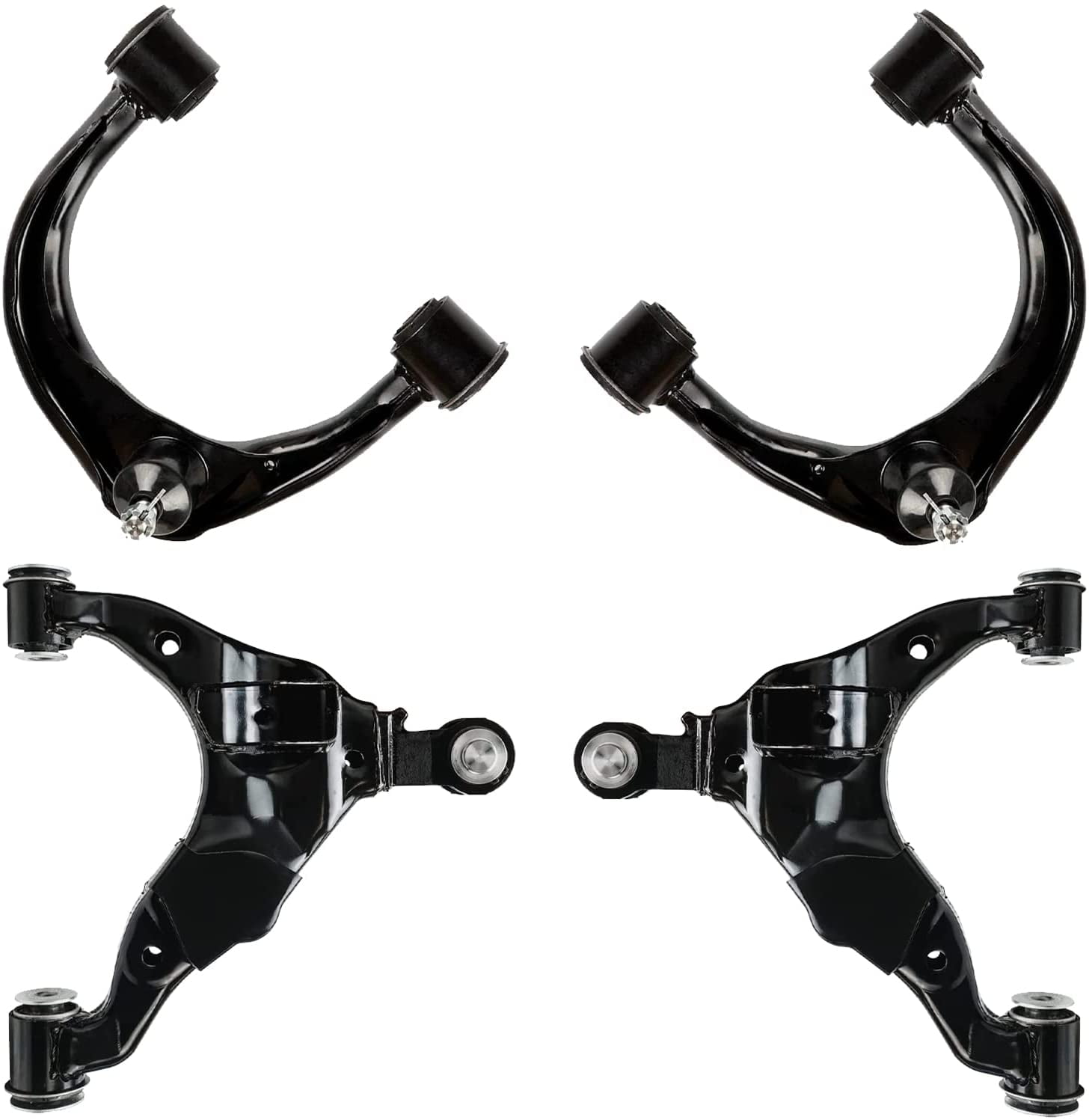Detroit Axle - 4pc Front End Control Arms for 03-09 Lexus GX470 Toyota ...