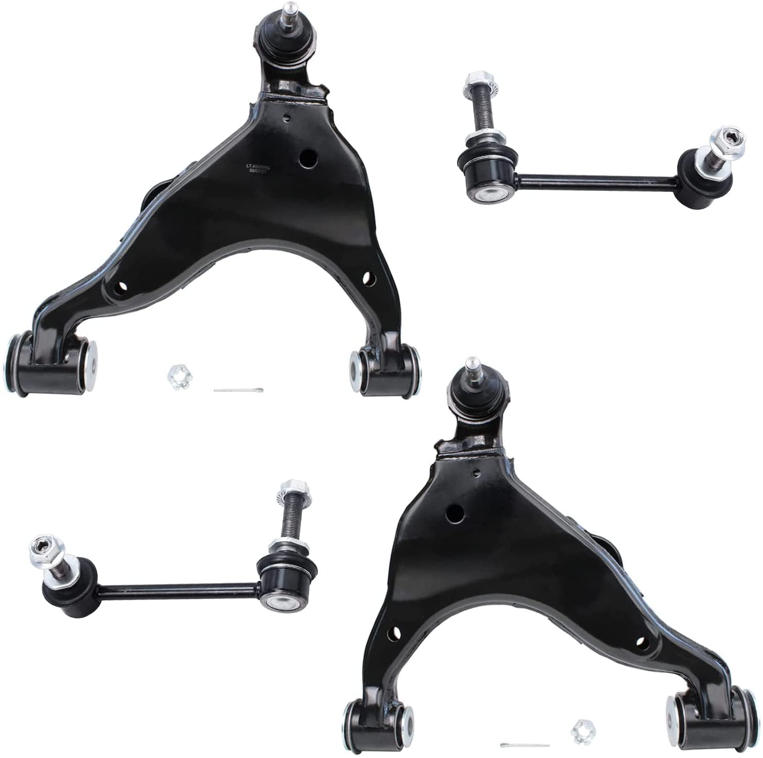 Detroit Axle - 4pc Front End Control Arms Kit for 03-09 Toyota 4Runner ...