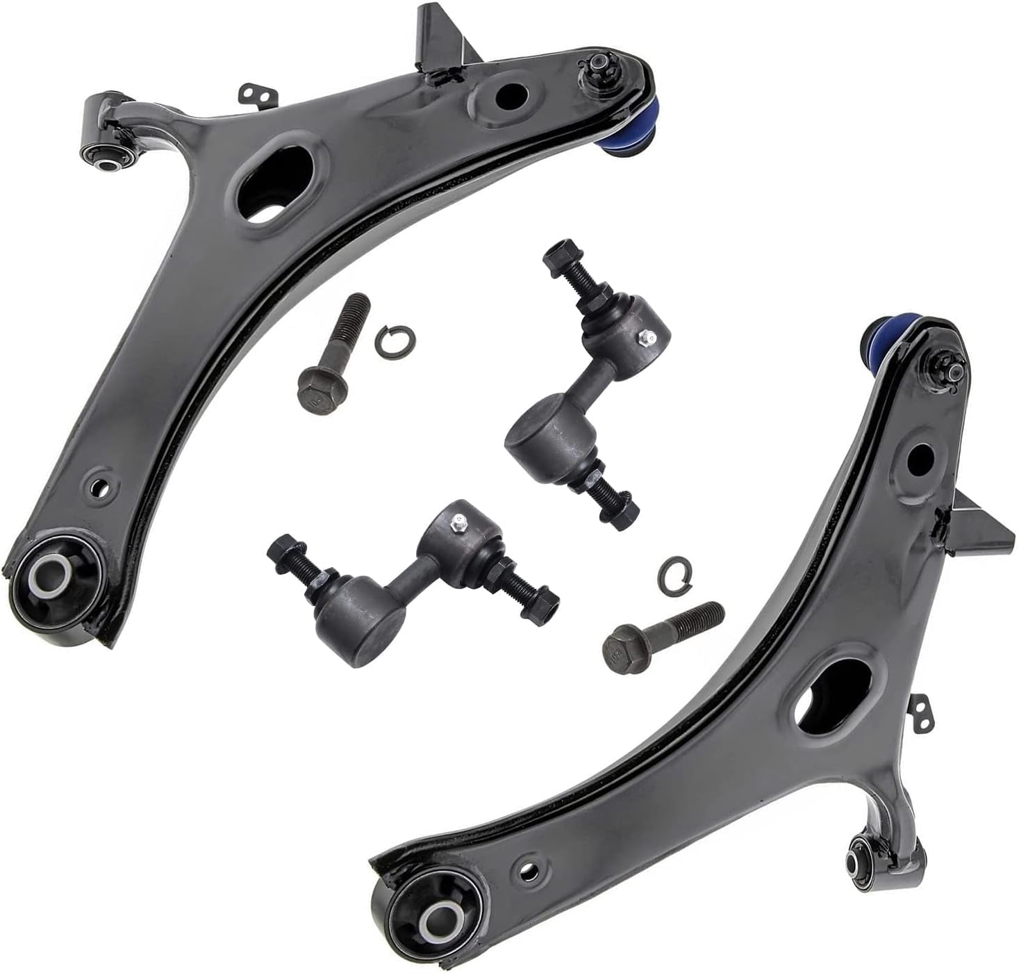 Detroit Axle - 4pc Front End Control Arms Kit for 09-13 Subaru Forester ...
