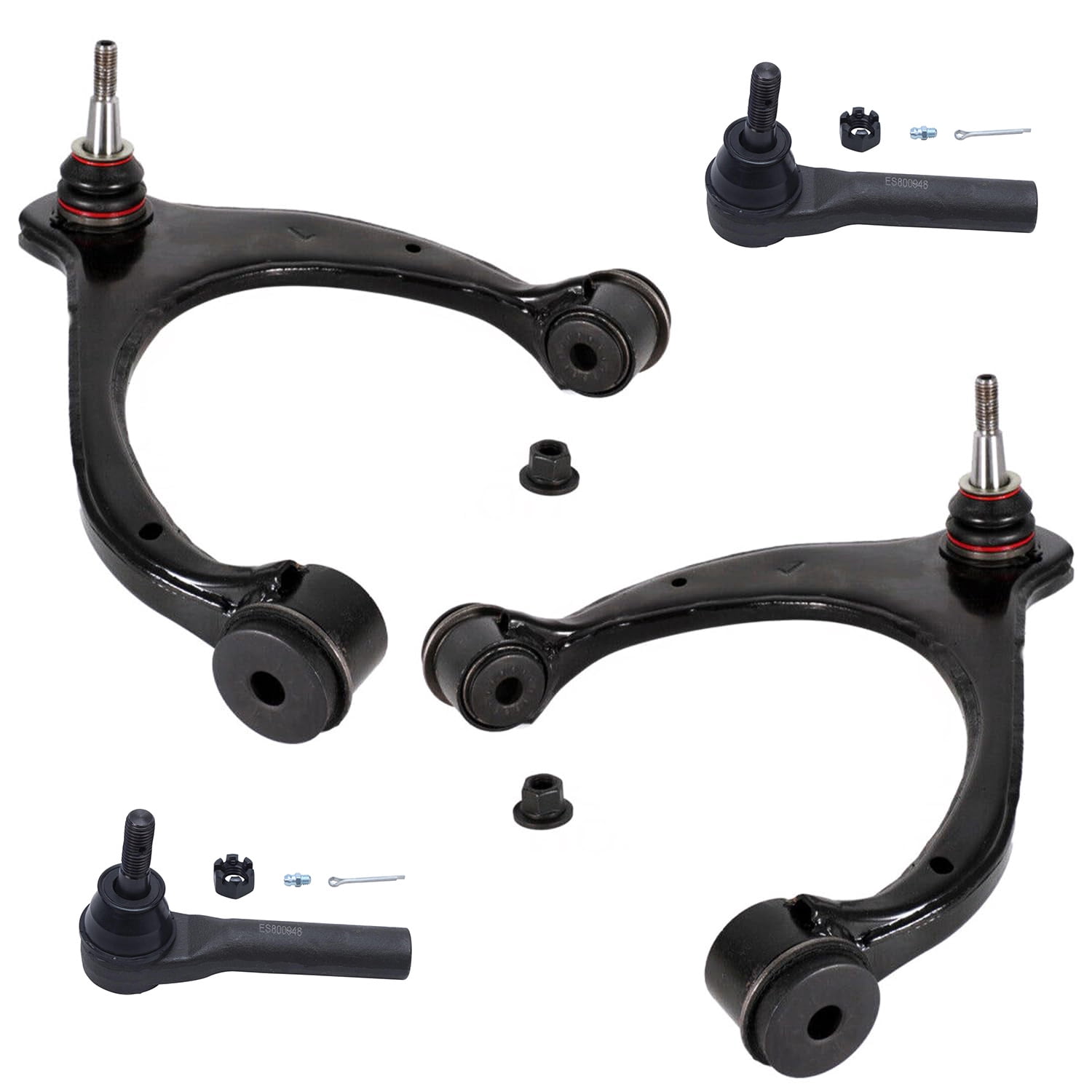 Detroit Axle - 4pc Front End Suspension Kit for GMC Chevy Silverado ...
