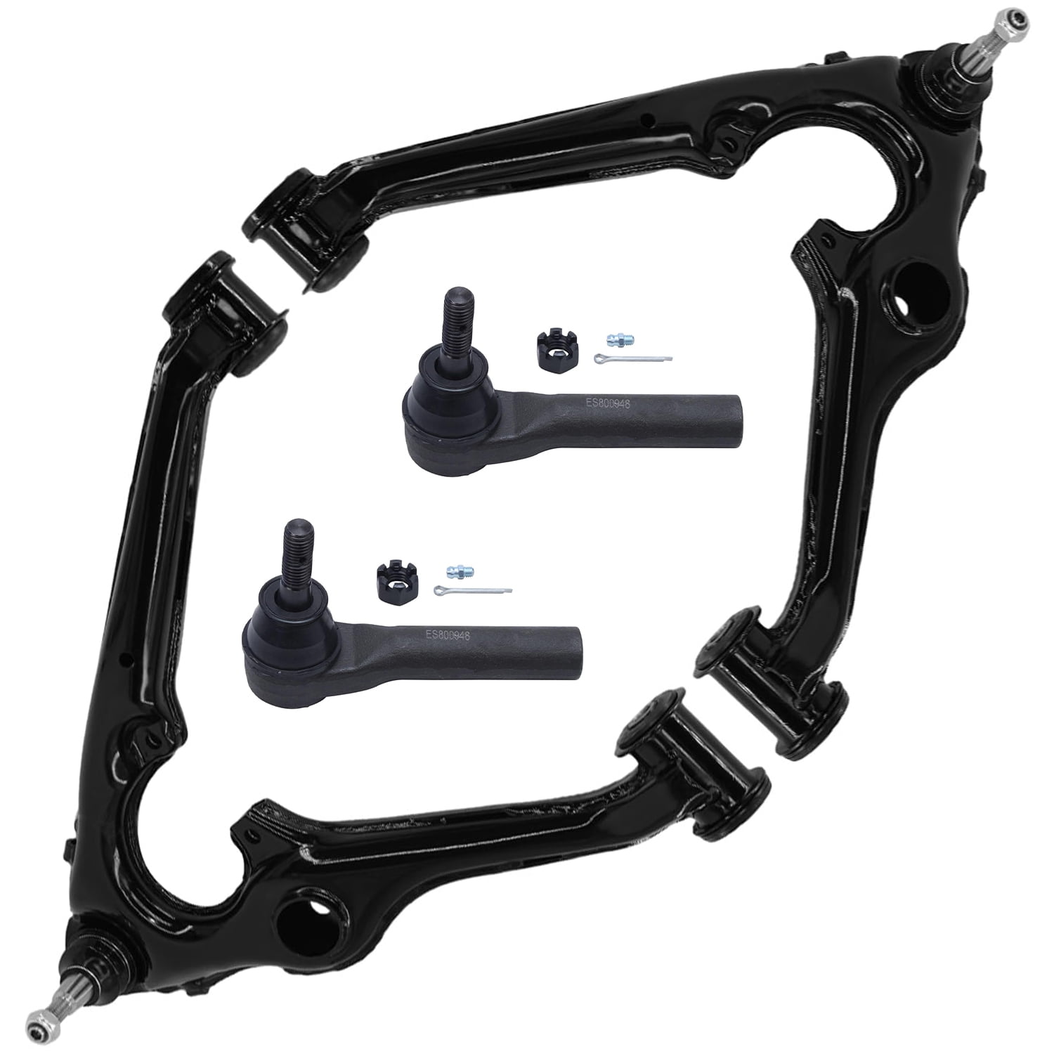 Detroit Axle - 4pc Front End Suspension Kit for GMC Chevy Silverado ...