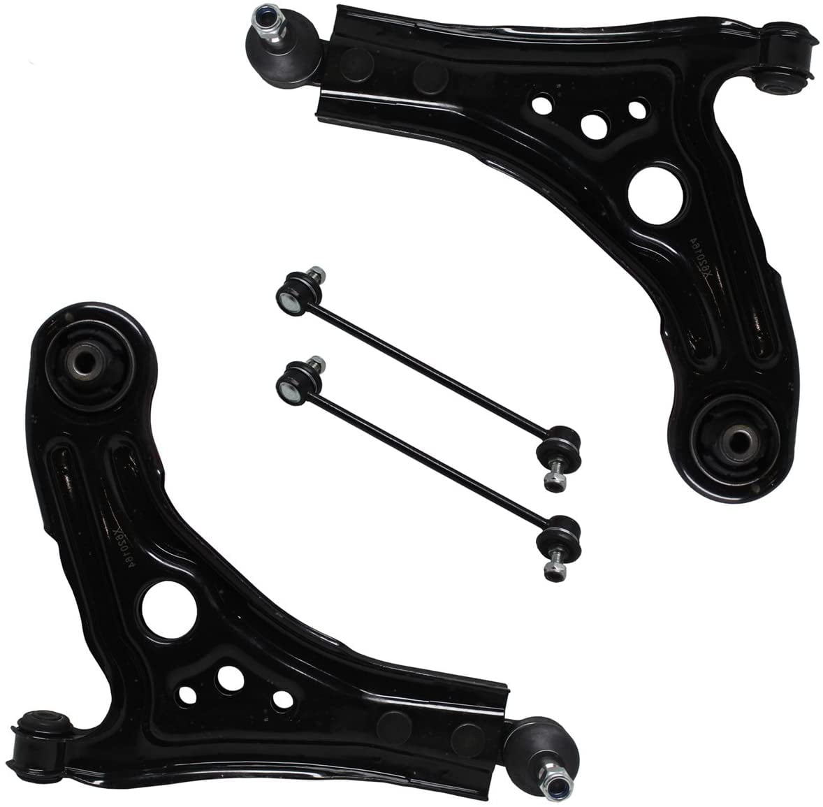 Detroit Axle - 4pc Front Lower Control Arms and Sway Stabilizer Bars ...