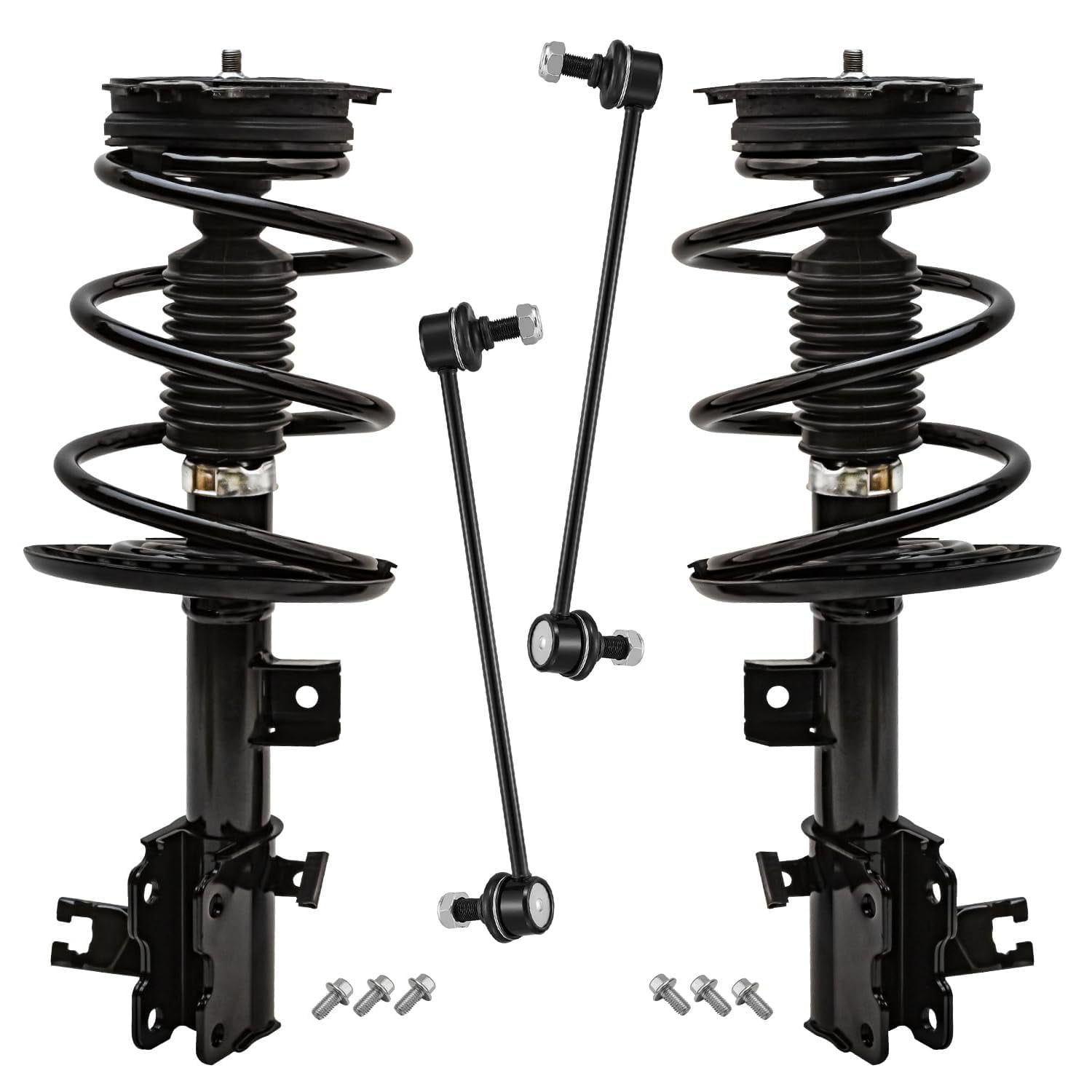 Detroit Axle - 4pc Front Struts Sway Bars for 2013-2018 Nissan Altima ...
