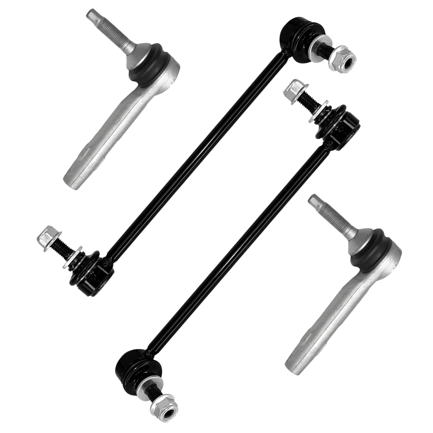 Detroit Axle - 4pc Front Suspension Kit for 2017-2023 Tesla 3 2020-2023 ...