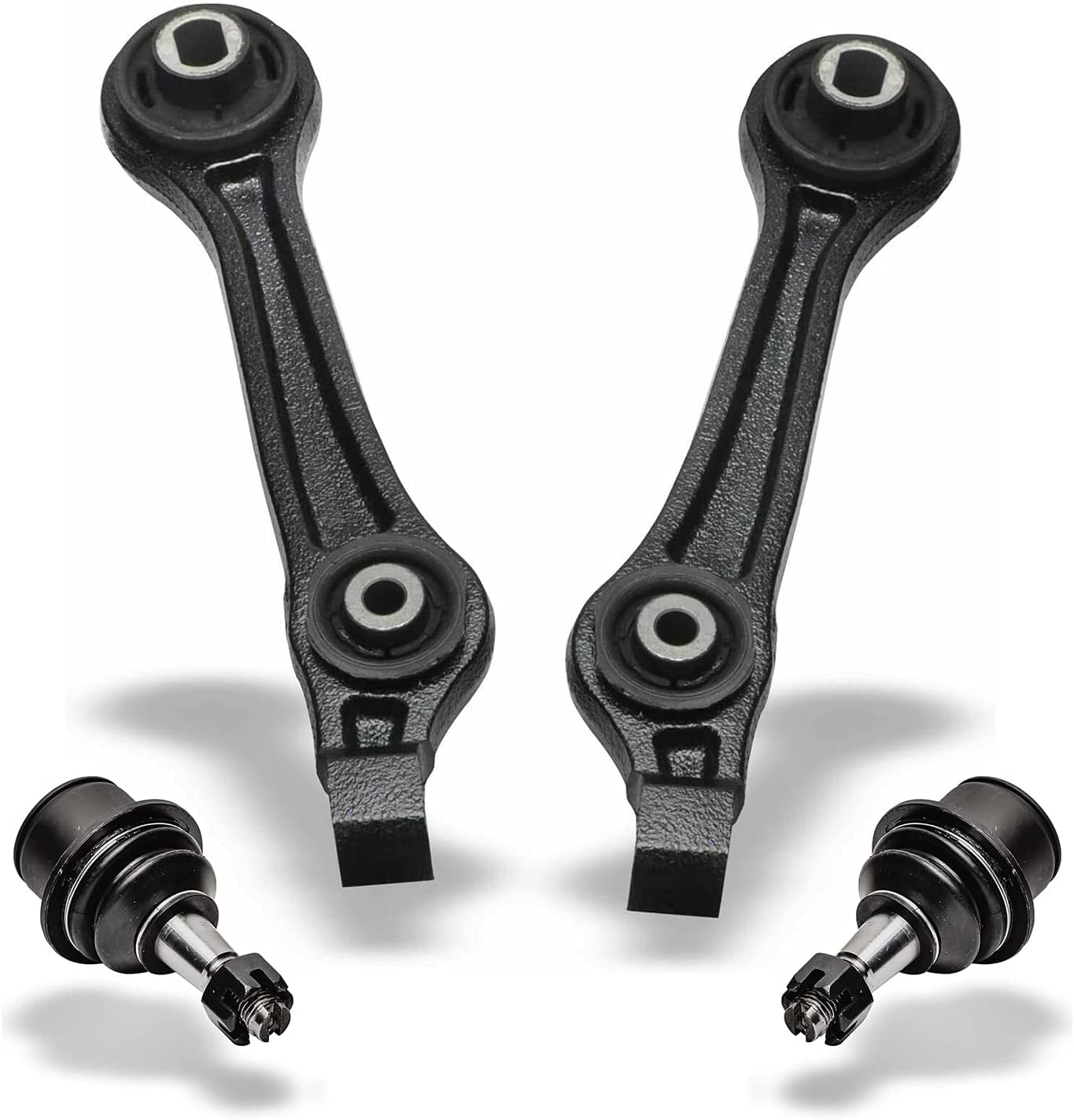 Detroit Axle - 4pc RWD Front Lower Control Arms Ball Joints Replacement ...
