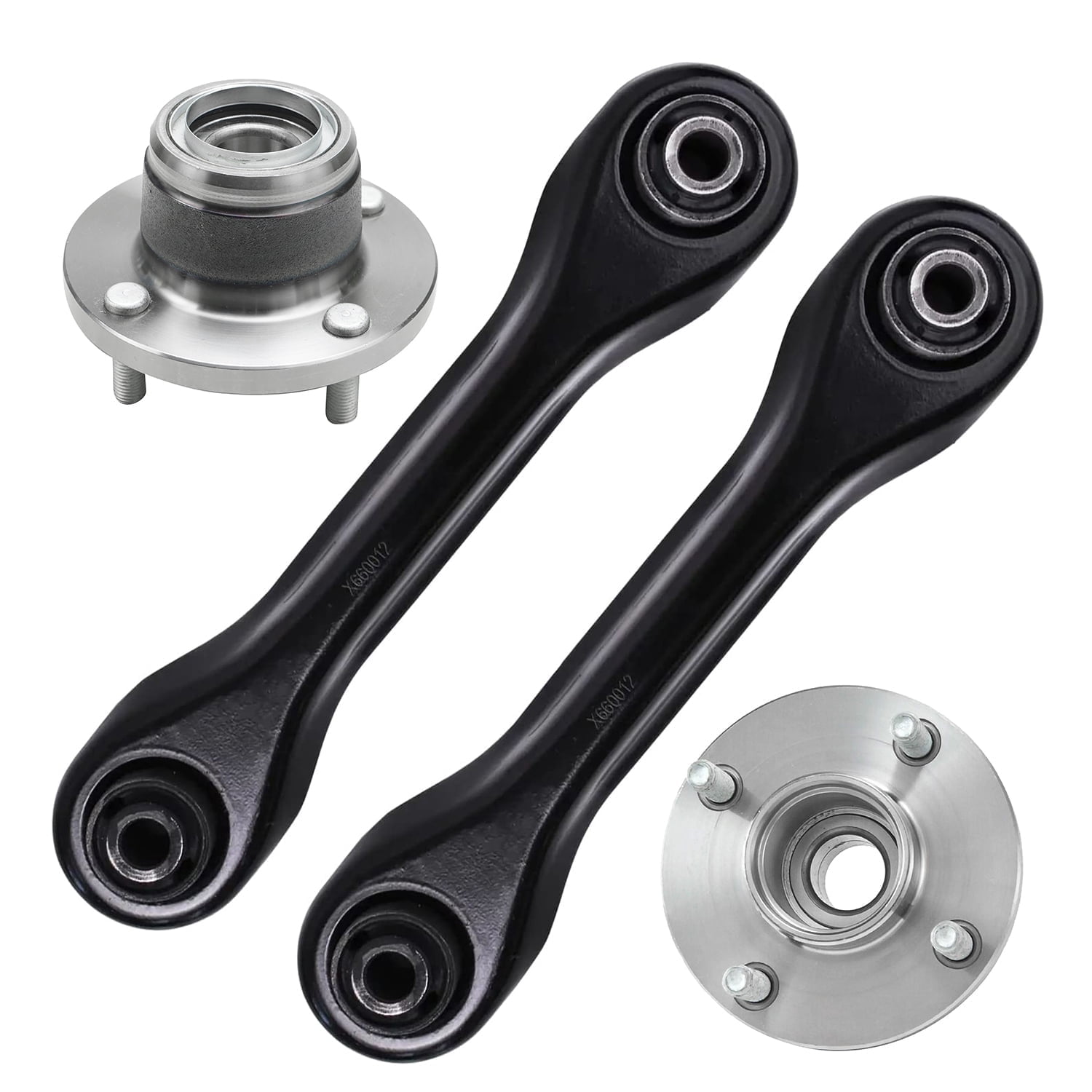 Detroit Axle - 4pc Rear End Control Arms Kit for 01-09 Ford Focus ...