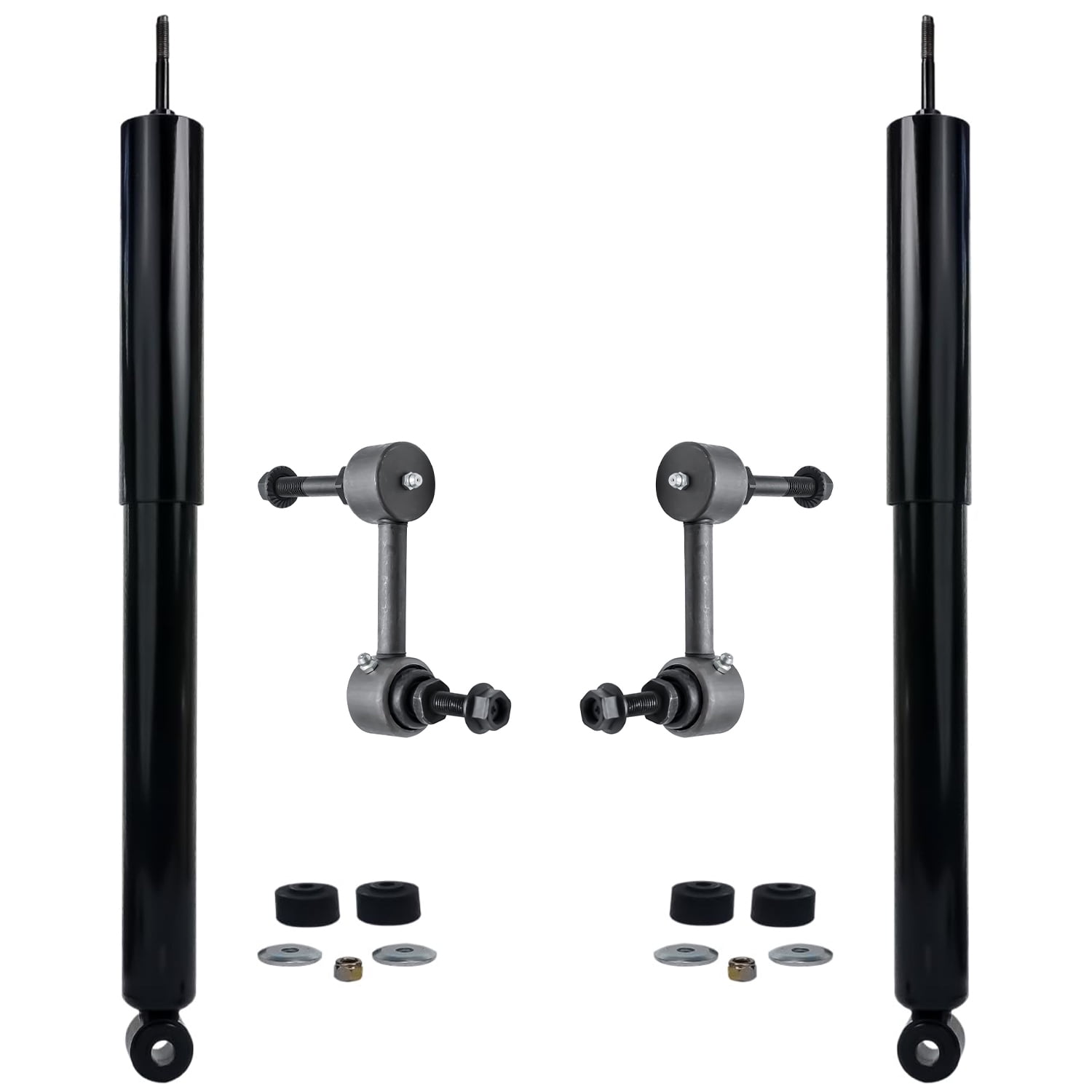 Detroit Axle - 4pc Rear Shocks Kit for 2009-2012 Ford Escape, 2009-2011 ...