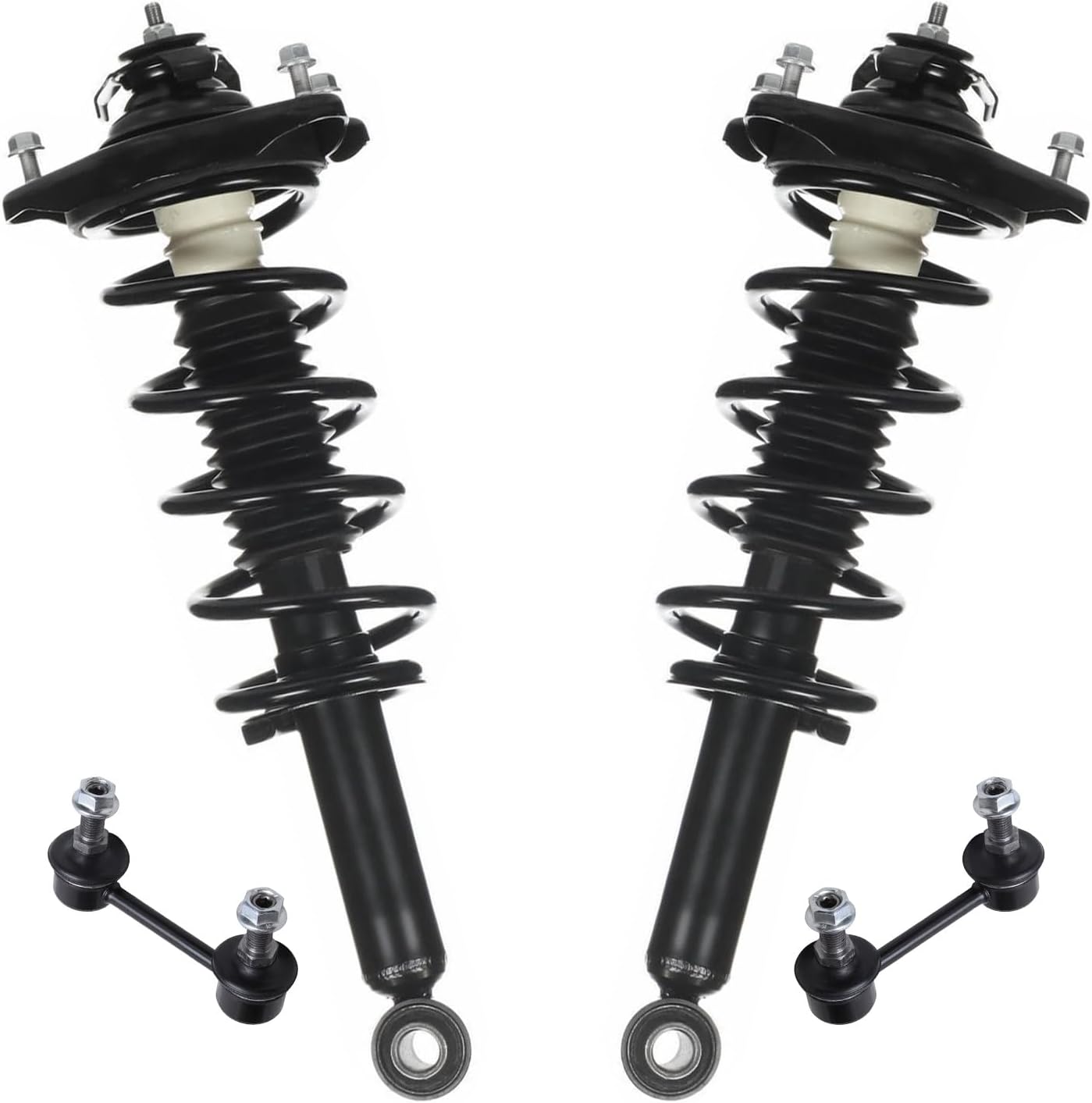 Detroit Axle - 4pc Rear Struts Suspension Kit for 2006-2012 Mitsubishi Eclipse 2 Struts with ...