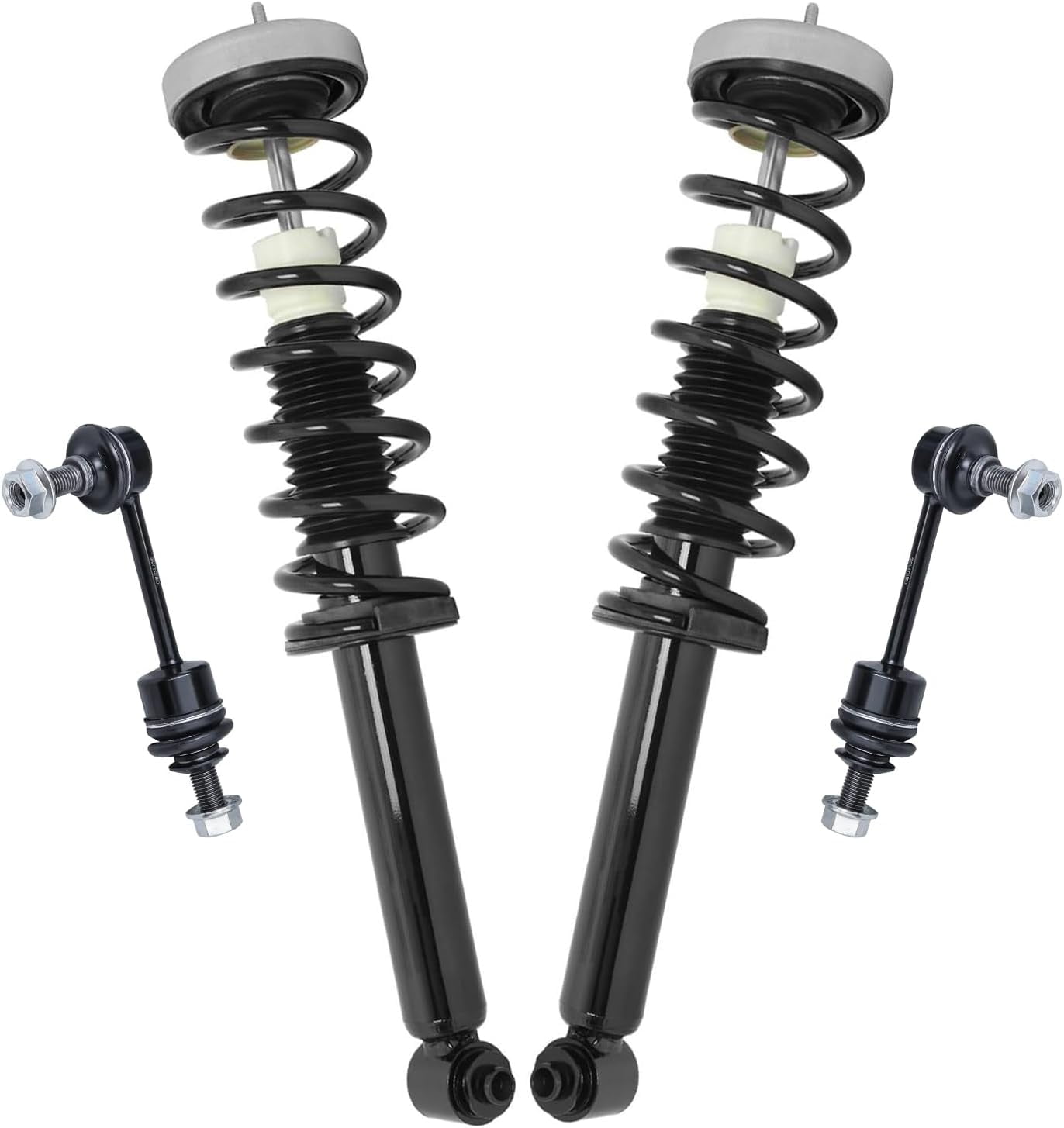 Detroit Axle - 4pc Rear Struts Sway Bars for BMW 528i 525i 530i 535i, 2 ...