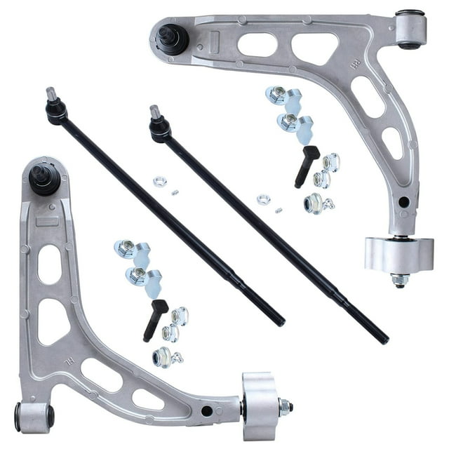 Detroit Axle - 4pc Rear Upper Control Arms Lower Rearward Toe Links ...