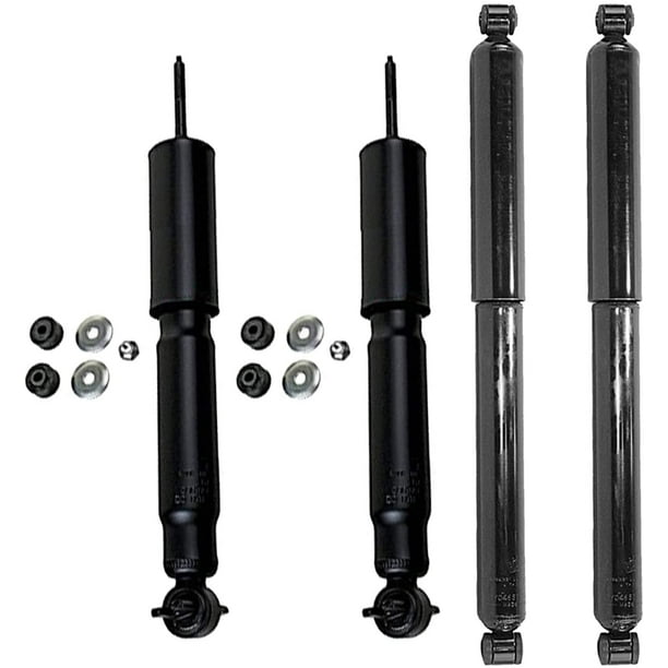 Detroit Axle - 4pc Shock Absorbers Kit for 2WD Chevrolet Silverado GMC ...