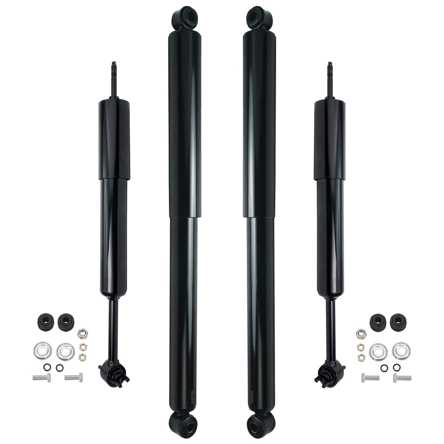 Detroit Axle - 4pc Shock Absorbers for 1998-2011 Ford Ranger, 98-08 ...