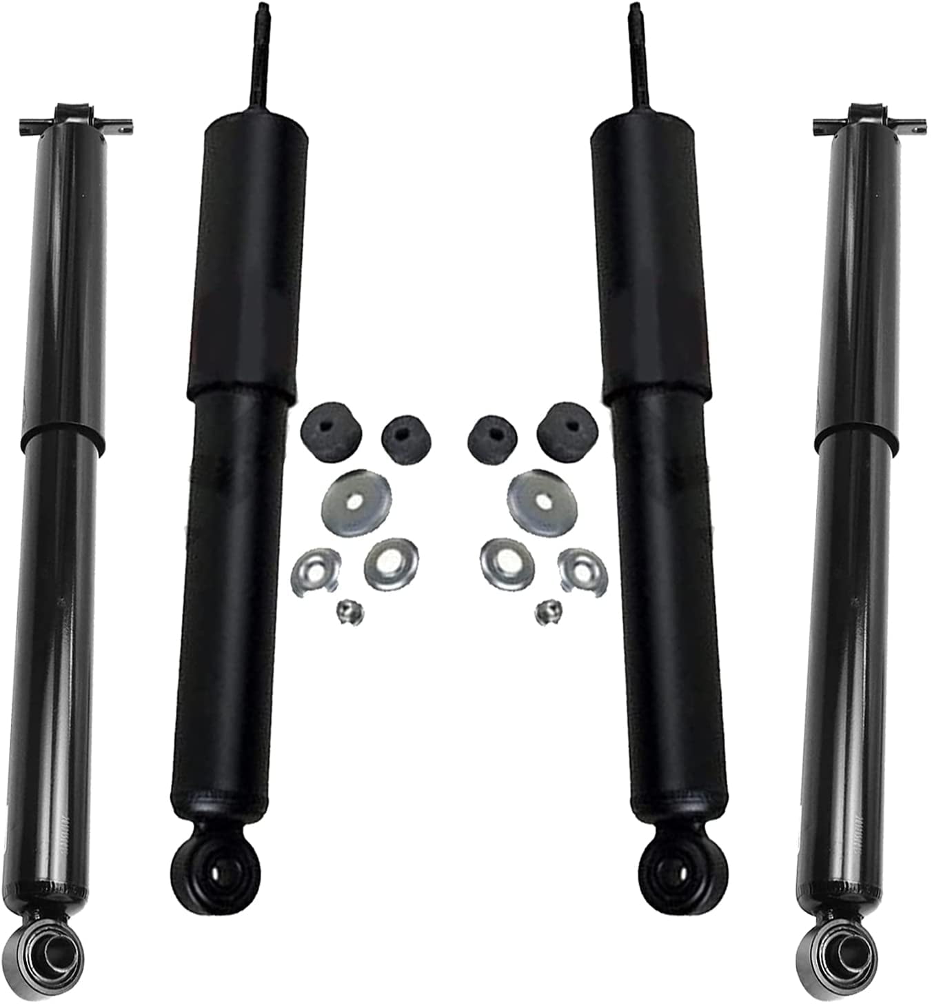 Detroit Axle - 4pc Shocks Absorbers for 2004-2012 GMC Canyon Chevy ...