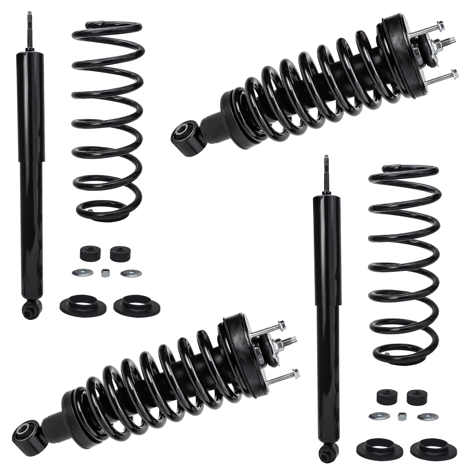 Detroit Axle - 4pc Struts Shocks for 03-11 Ford Crown Victoria Lincoln ...