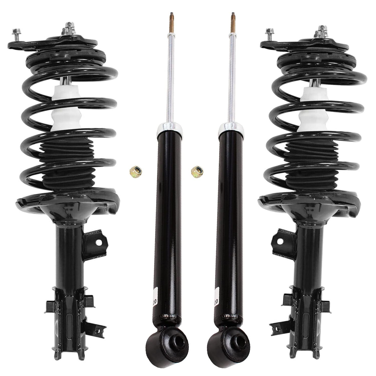 Detroit Axle - 4pc Struts Shocks for 2006-2011 Kia Rio [Base], 2 Front ...