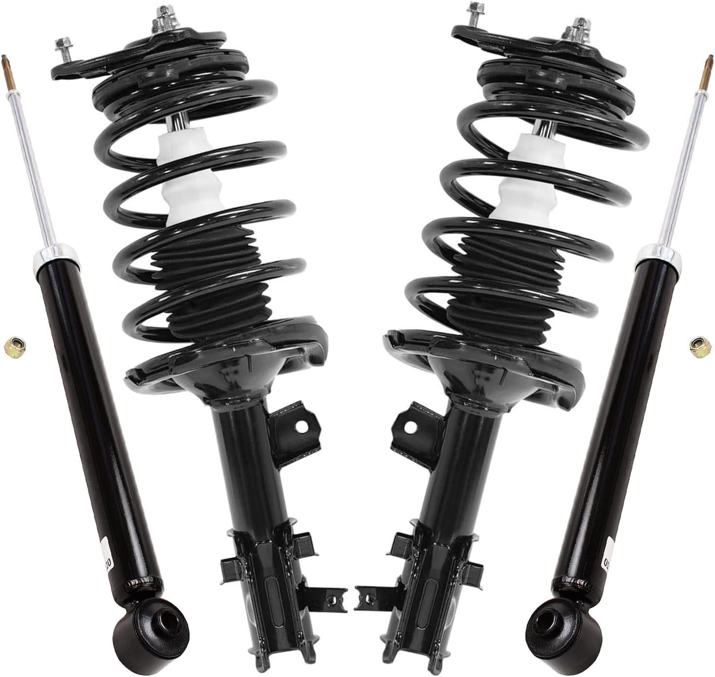 Detroit Axle - 4pc Struts Shocks for 2006-2011 Kia Rio [Base], 2 Front ...