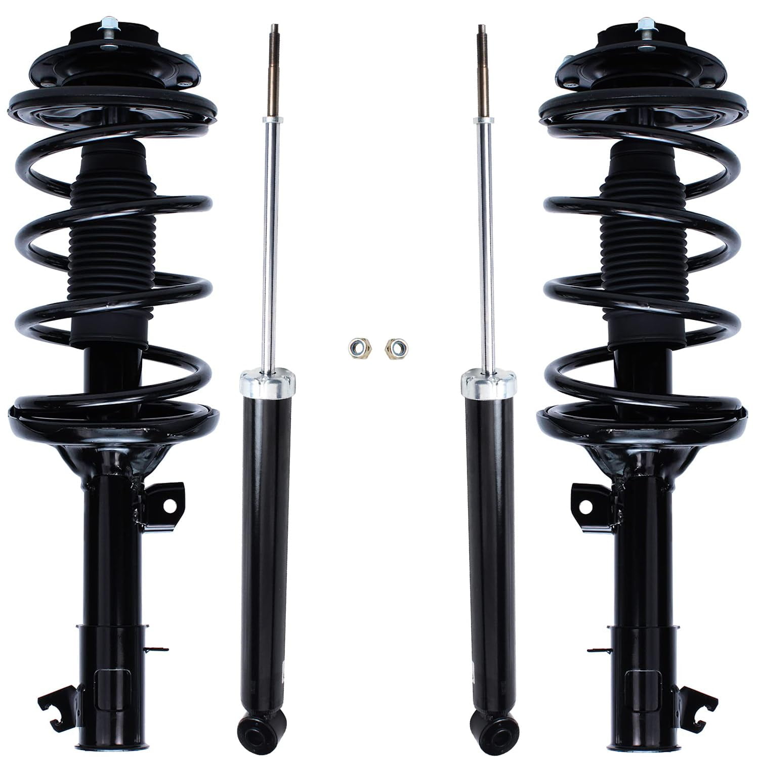 Detroit Axle - 4pc Struts Shocks Kit for 01-06 Hyundai Santa Fe, 2 ...