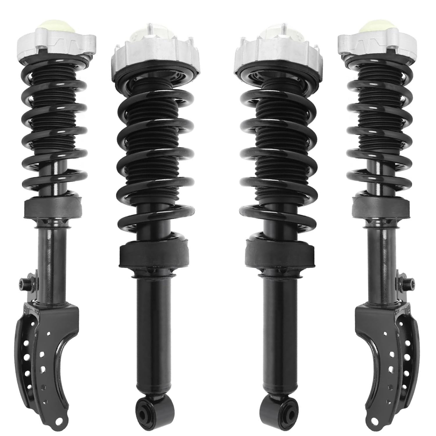Detroit Axle - 4pc Struts for VW 2004-2010 Touareg, 2007-2015 Audi Q7 ...