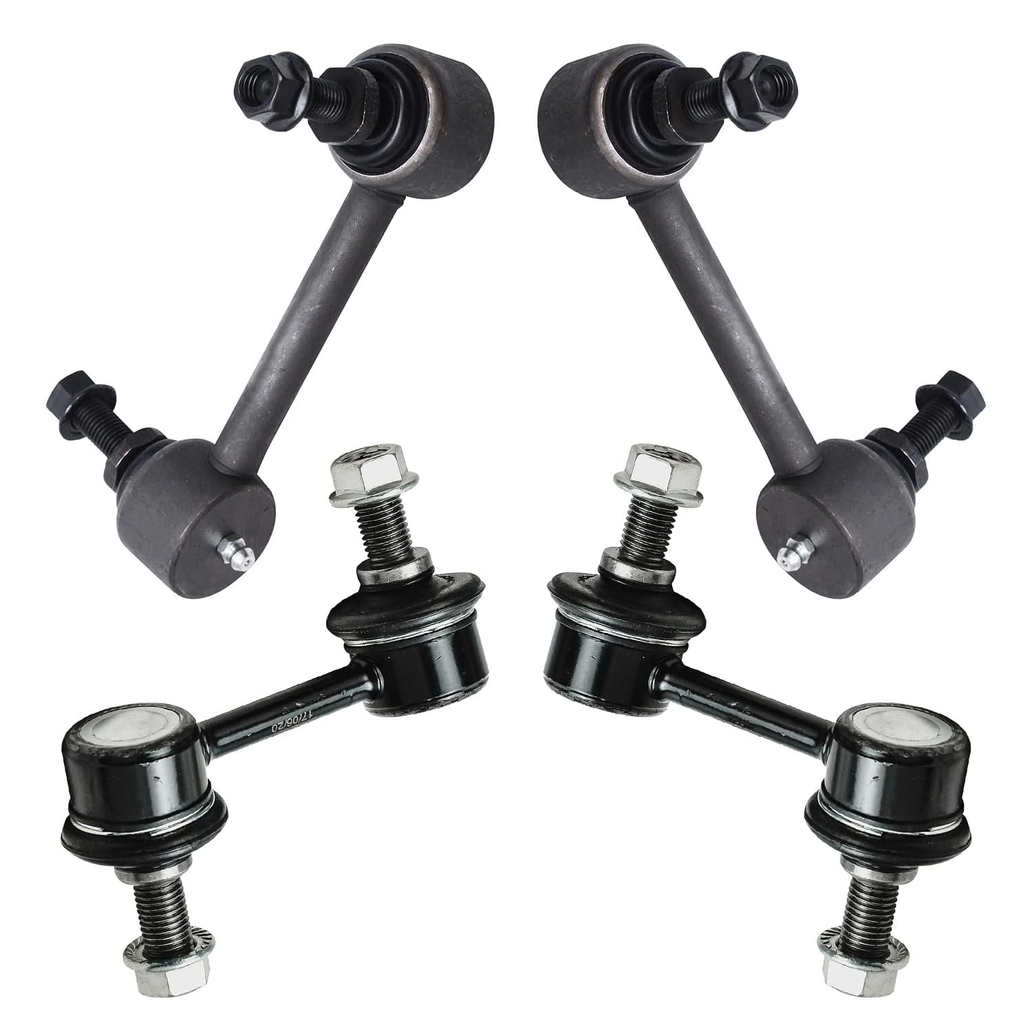 Detroit Axle - 4pc Sway Bars for 2004-2006 Acura TL, 03-07 Honda Accord ...