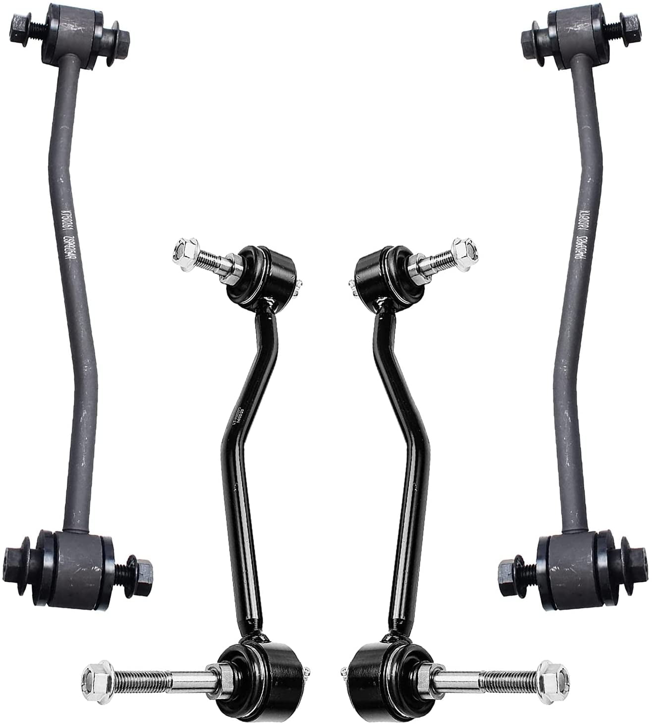 Detroit Axle - 4pc Sway Bars for 4WD 00-04 Ford F-250 Super Duty, 4 ...