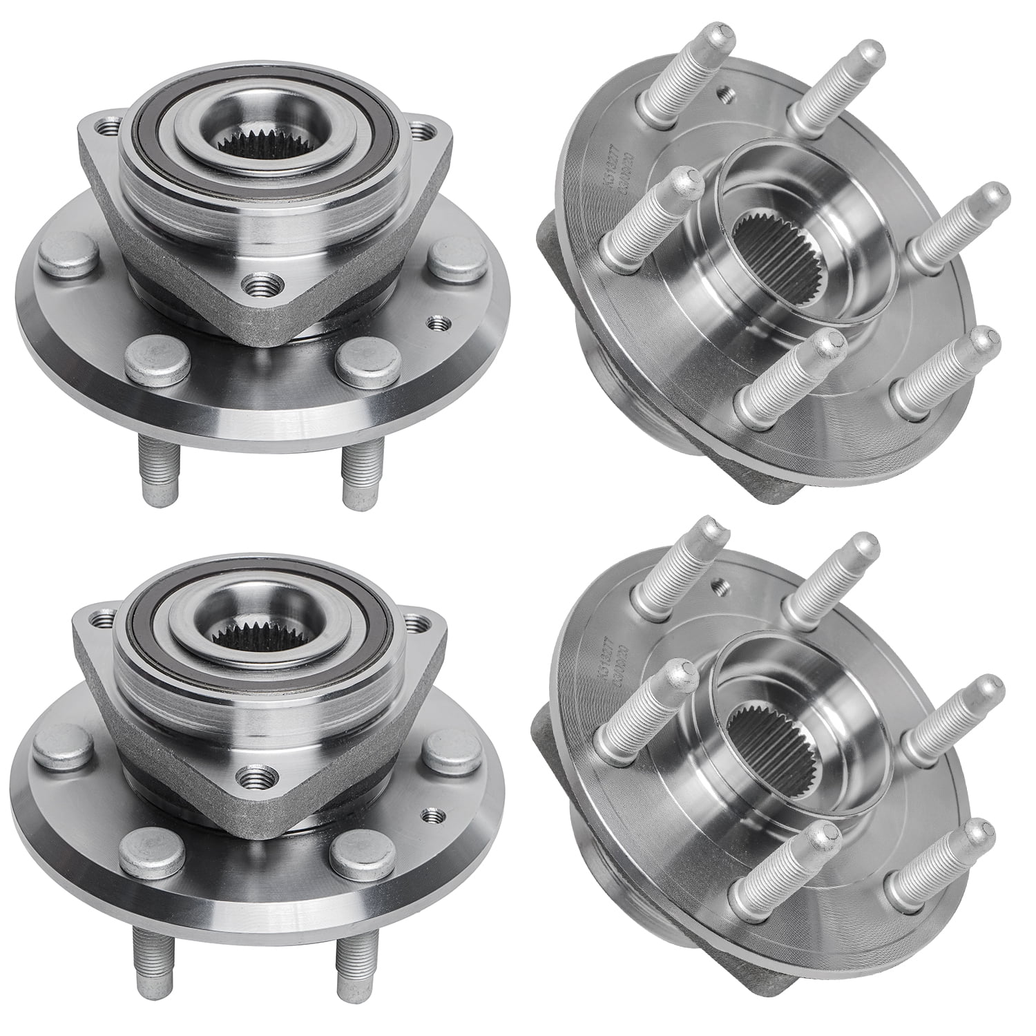Detroit Axle - 4pc Wheel Bearing Hubs for Buick Enclave Chevrolet ...