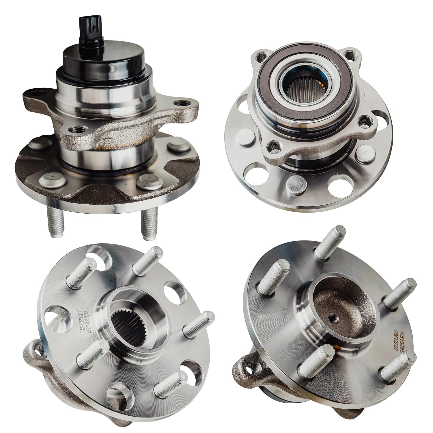 Detroit Axle - 4pc Wheel Bearing Hubs for Lexus IS250 IS350 GS460 ...