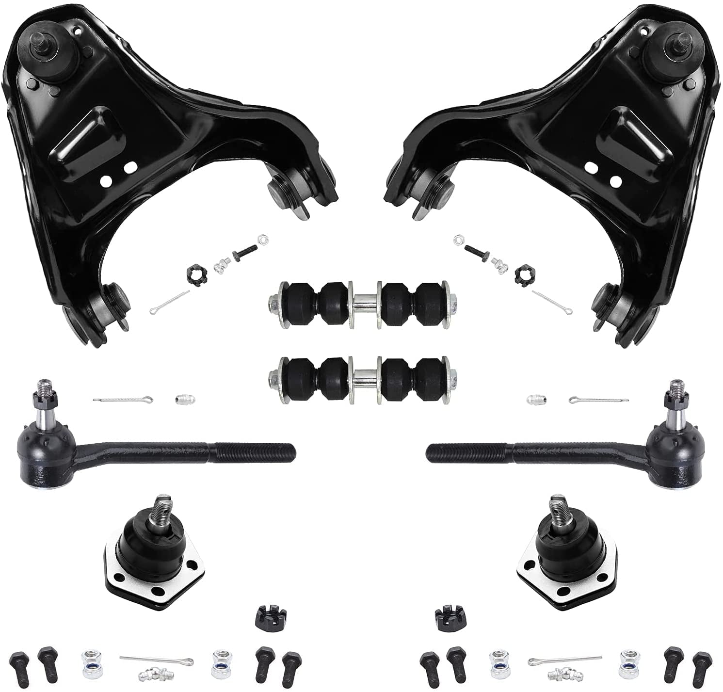 Detroit Axle - 4WD Front 8pc Control Arms Kit for Chevy Blazer S10 GMC ...