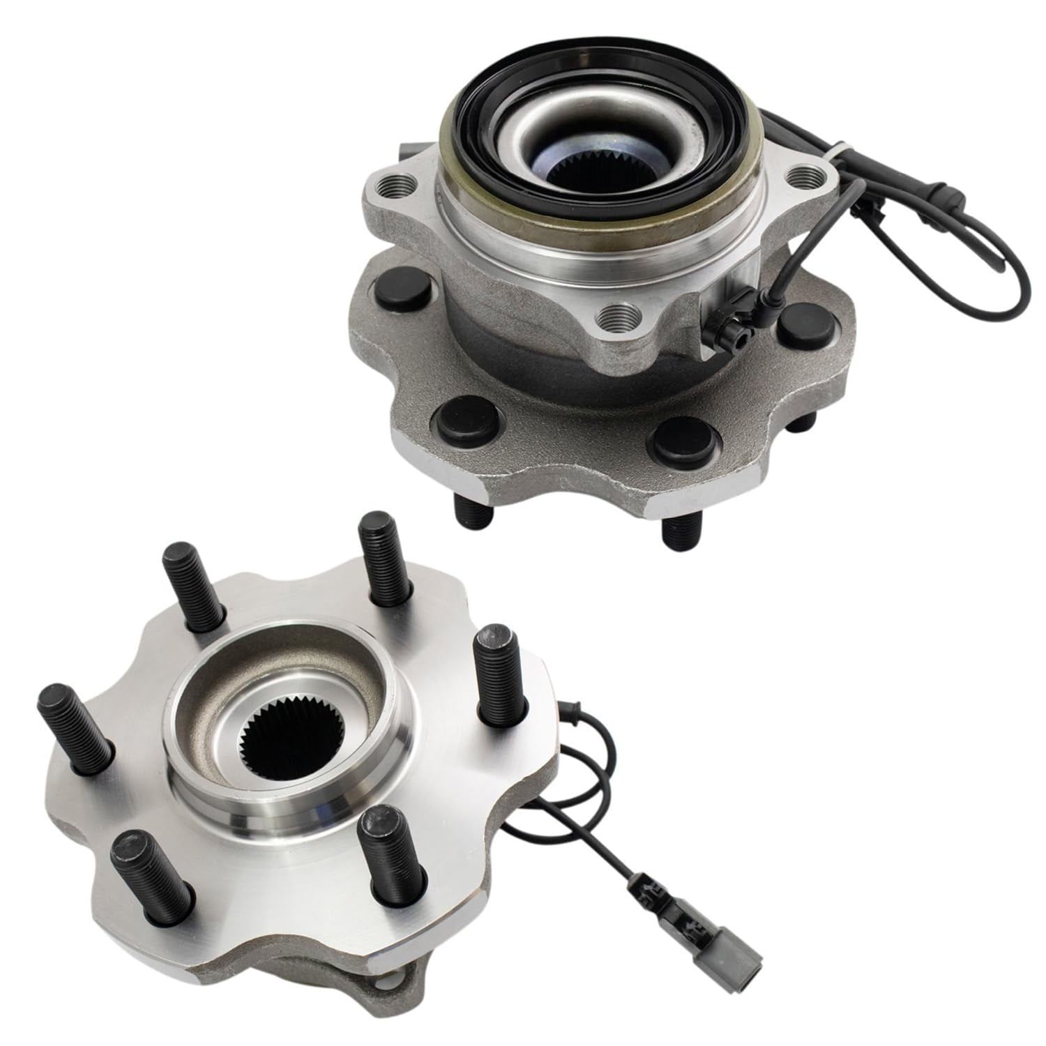 Detroit Axle - 5.6L Rear Wheel Bearing Hubs for Infiniti QX56 QX80 ...