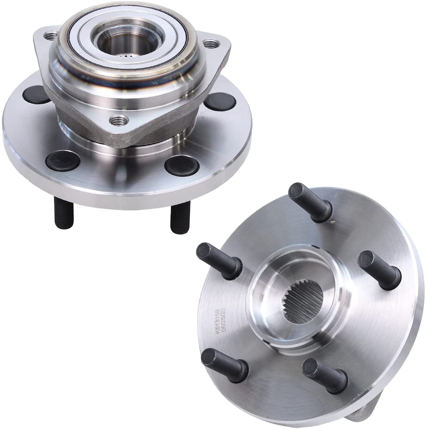 Detroit Axle - 5 Lugs Front Wheel Bearing Hubs for 99-04 Jeep Grand Cherokee [Non-ABS ...
