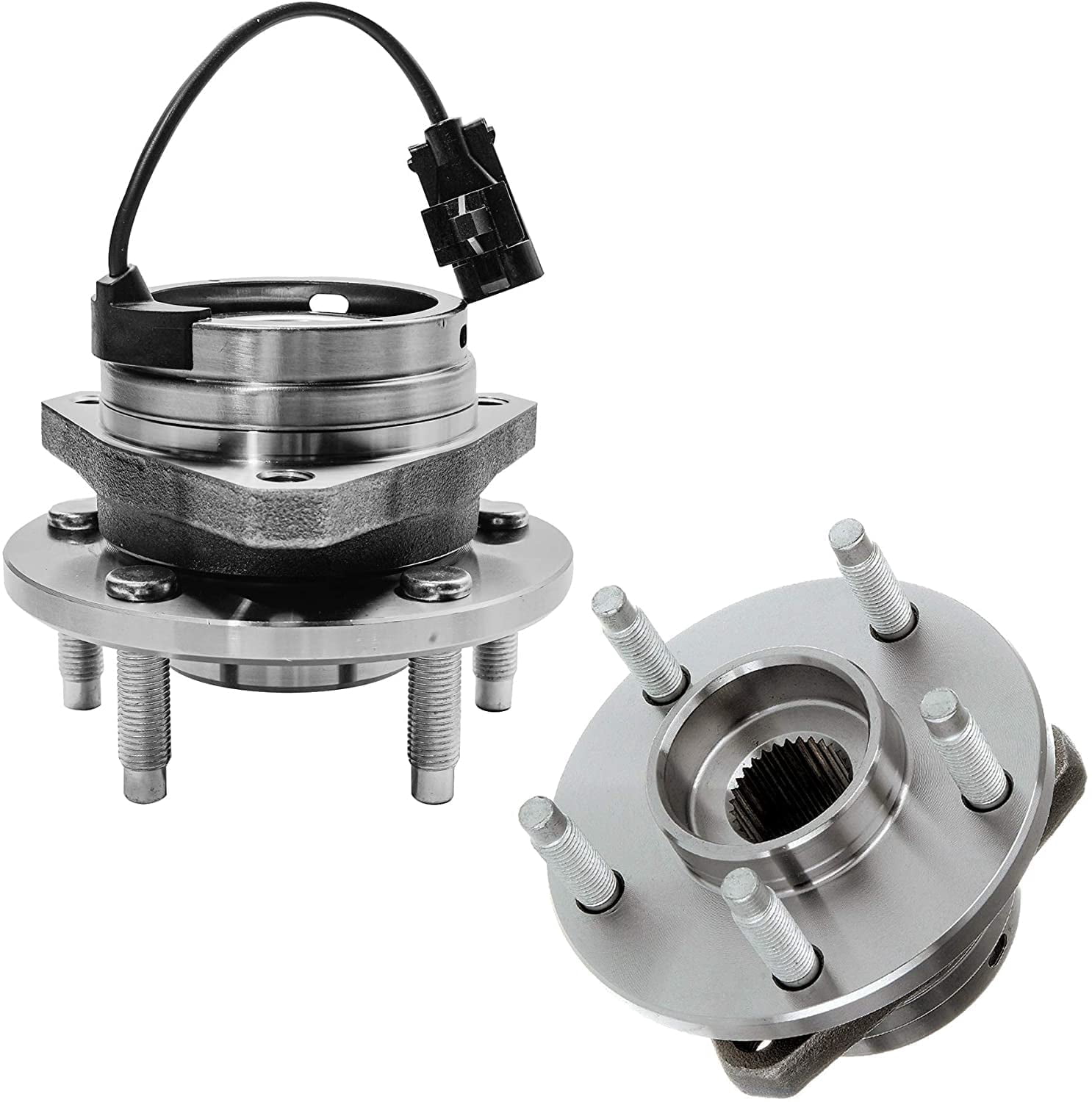 Detroit Axle - Front Wheel Bearing Hubs Replacement for Chevy Malibu ...