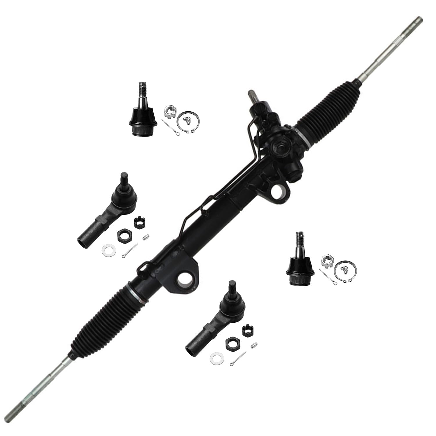Detroit Axle - 4WD Steering Rack and Pinion Kit for 02-05 Dodge Ram ...