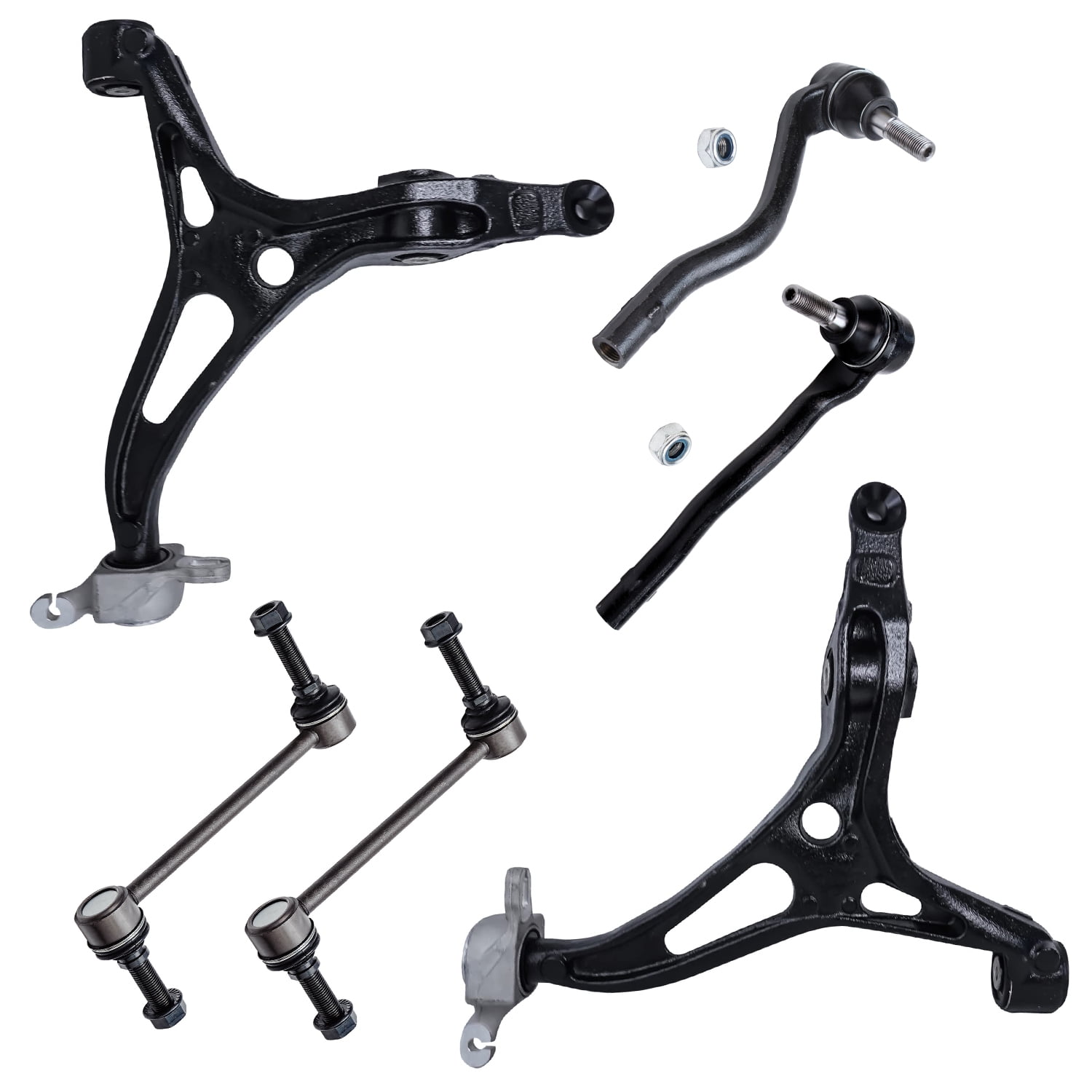 Detroit Axle - 6pc Front Control Arms Kit for Mercedes-Benz GL320 GL350 ...