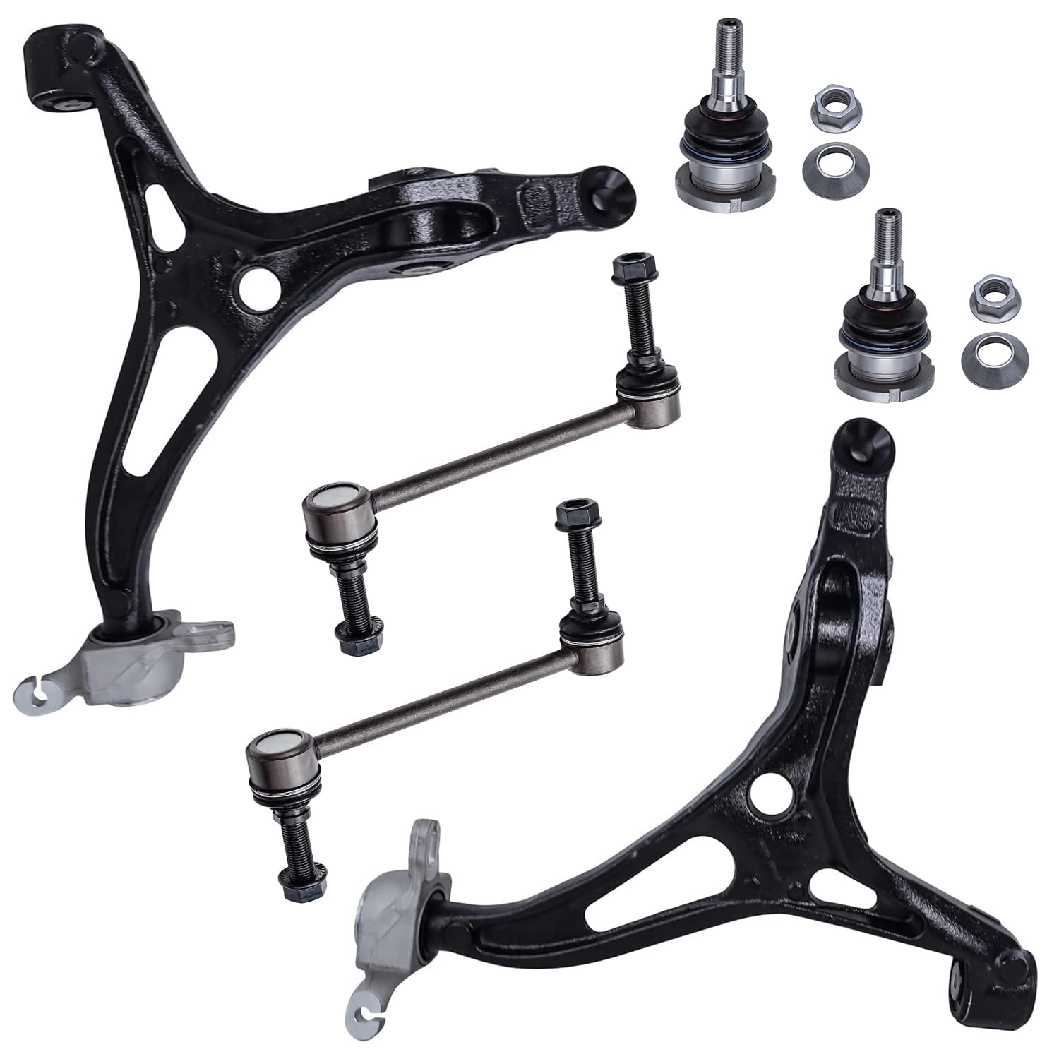 Detroit Axle - 6pc Front Control Arms Kit for Mercedes-Benz GL320 GL350 ...