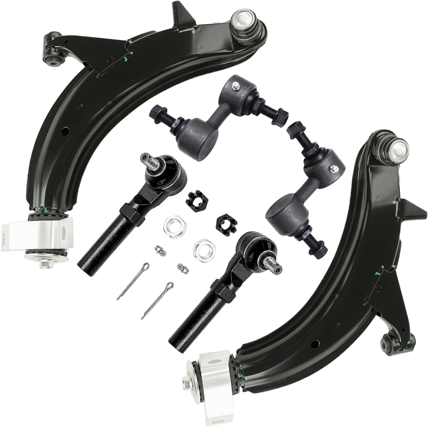Detroit Axle - 6pc Front End Control Arms Kit for 2003-2005 Subaru ...