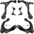Detroit Axle - 6pc Front End Control Arms Kit for 2003-2007 Honda ...