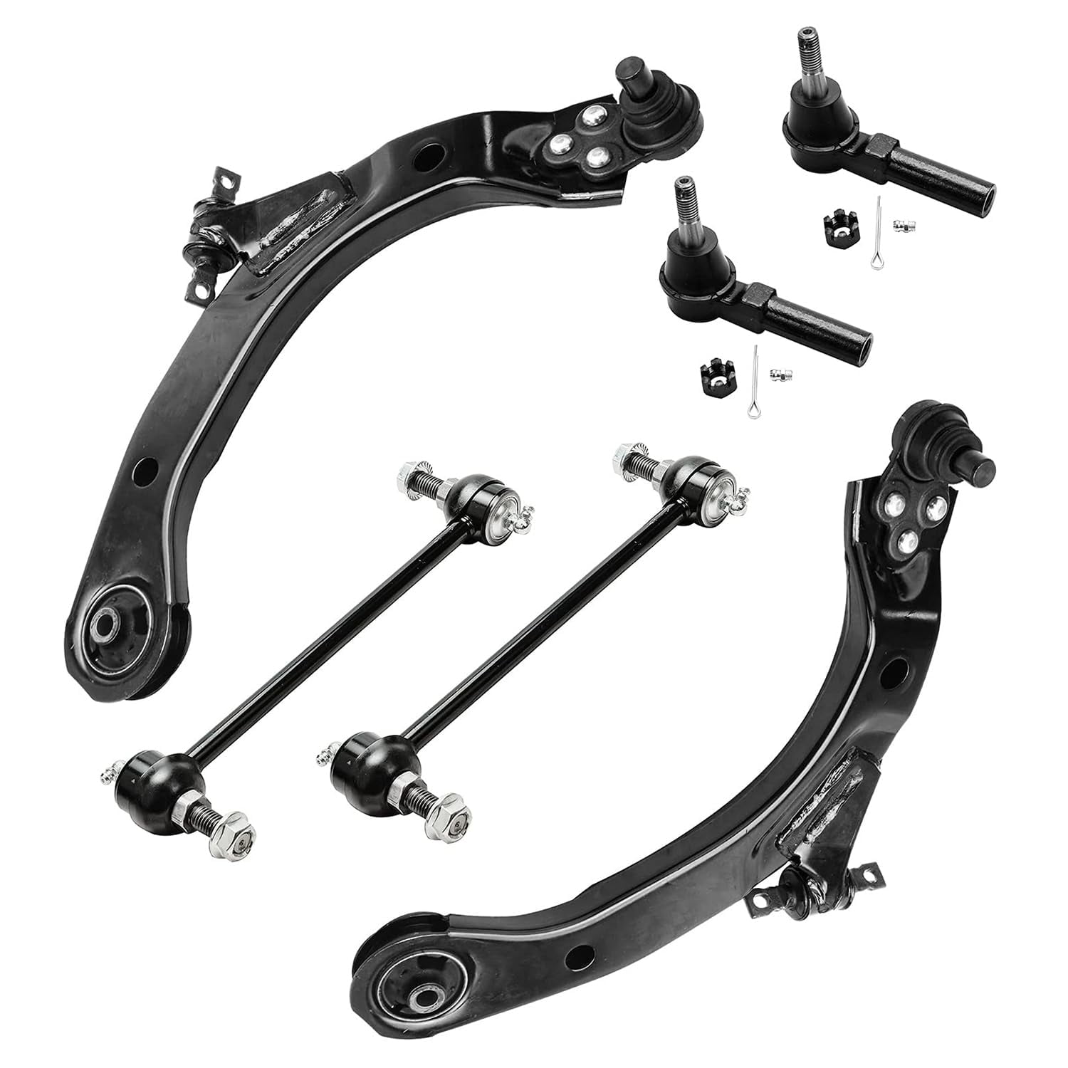 Detroit Axle - 6pc Front End Control Arms Kit for Chevy Cobalt HHR ...