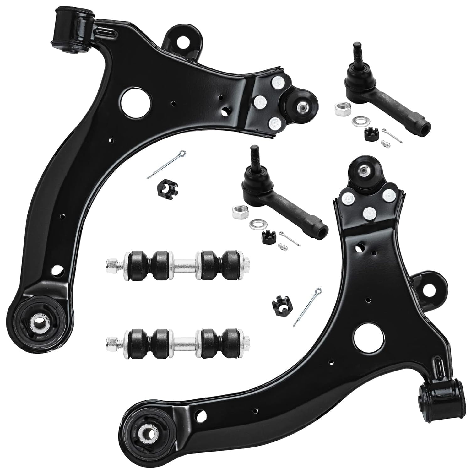 Detroit Axle - 6pc Front End Control Arms Kit for Chevy Venture Impala Monte Carlo Pontiac Grand ...