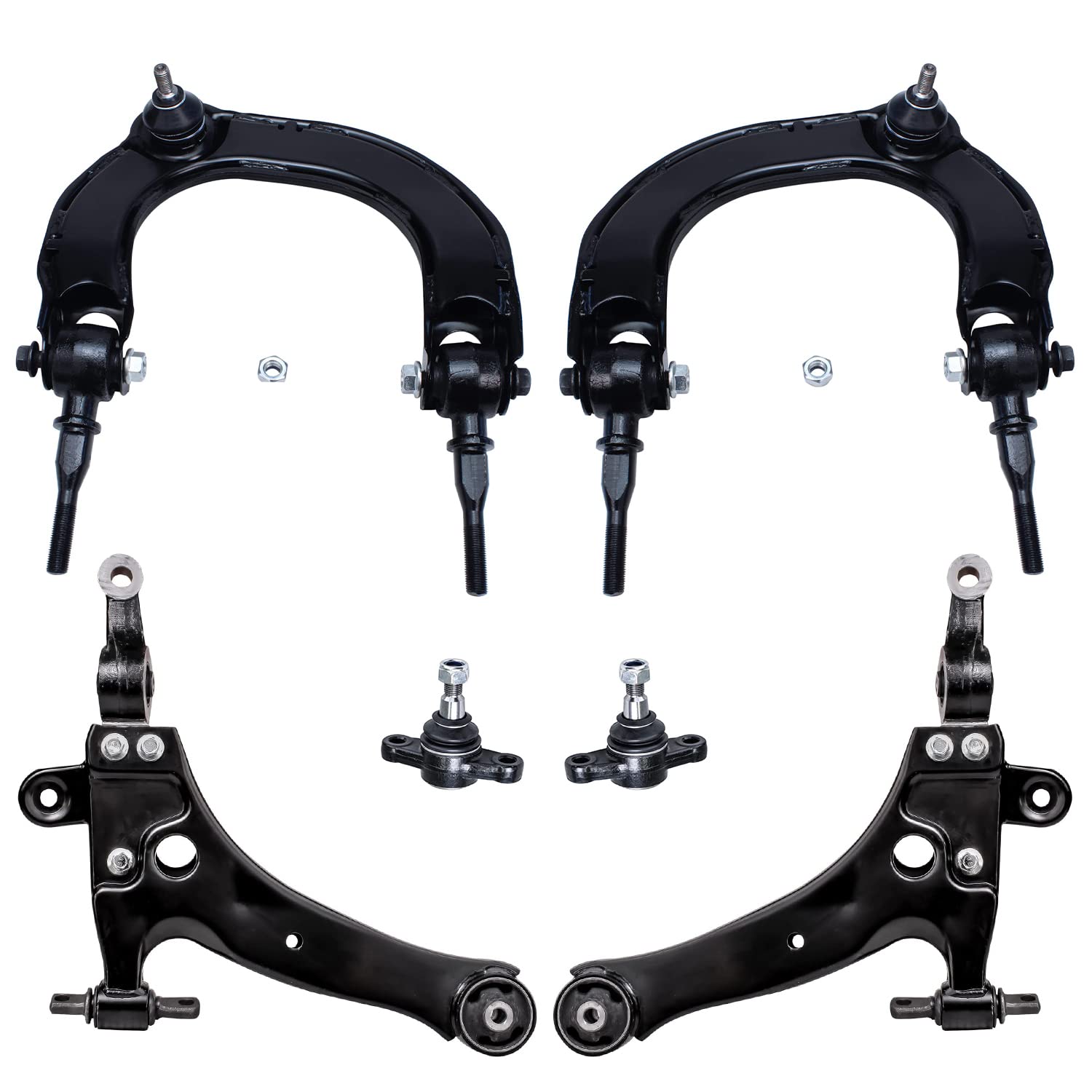 Detroit Axle - 6pc Front End Control Arms Kit for Hyundai Sonata XG300 ...