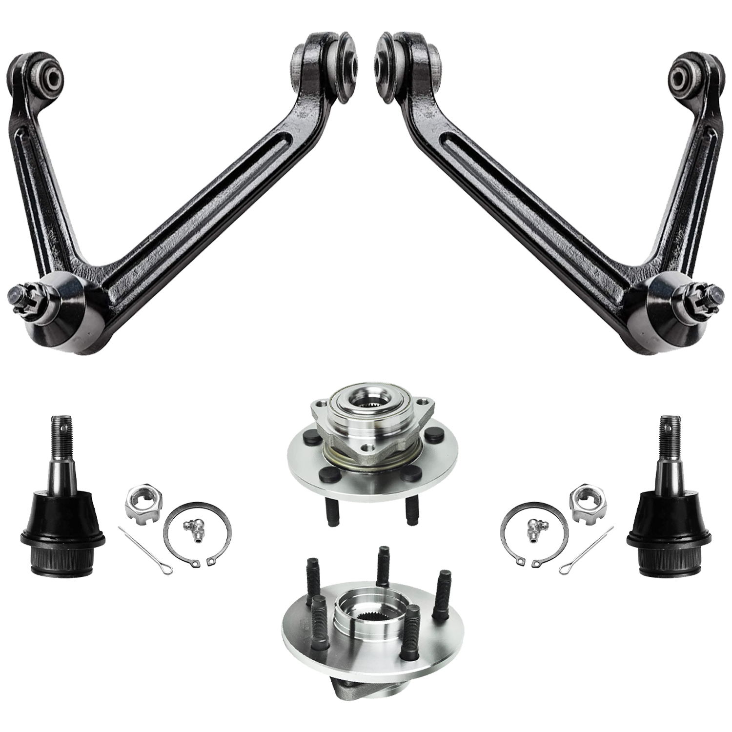 Detroit Axle - 6pc Front End Suspension Kit for 02-05 Dodge Ram 1500 [5 ...