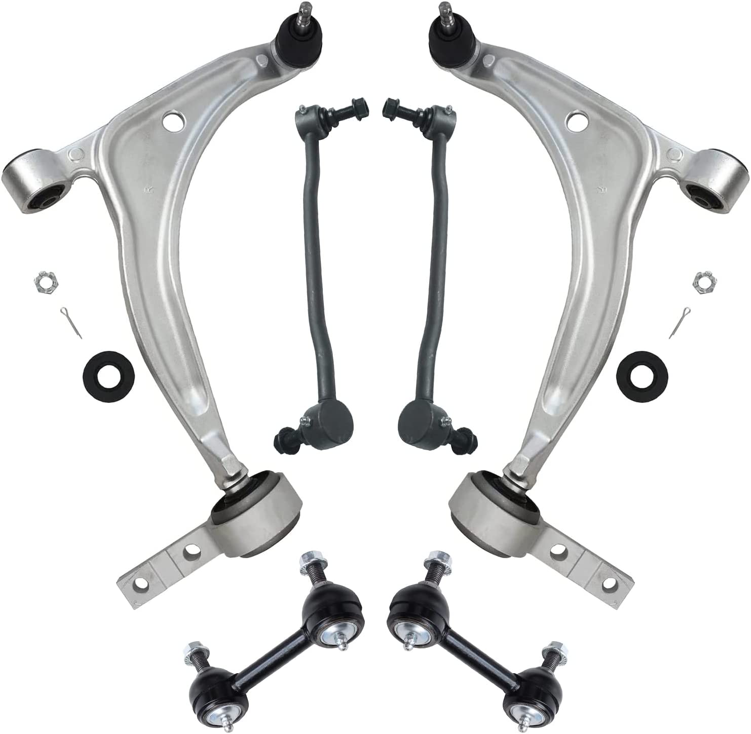 Detroit Axle - 6pc Front End Suspension Kit for 02-06 Nissan Altima ...
