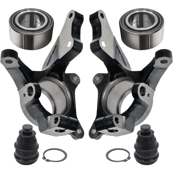 Detroit Axle - 6pc Front Loaded Knuckles Kit for 2001 2002 2003 2004 ...