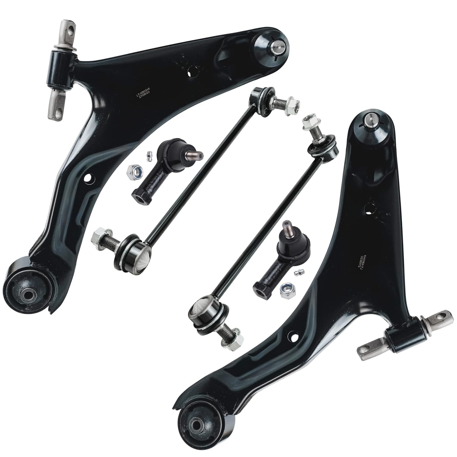 Detroit Axle - Front Control Arms Kit for 2001-2006 Hyundai Santa Fe ...