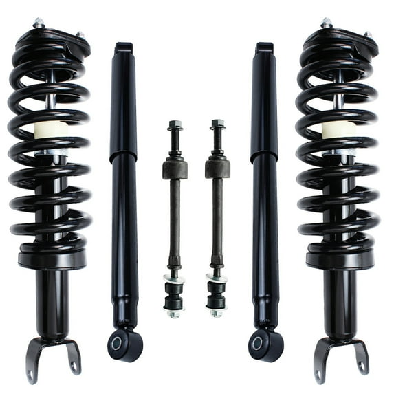 Detroit Axle - 6pc Front Strut w/ Coil Spring, Rear Shocks Absorbers ...