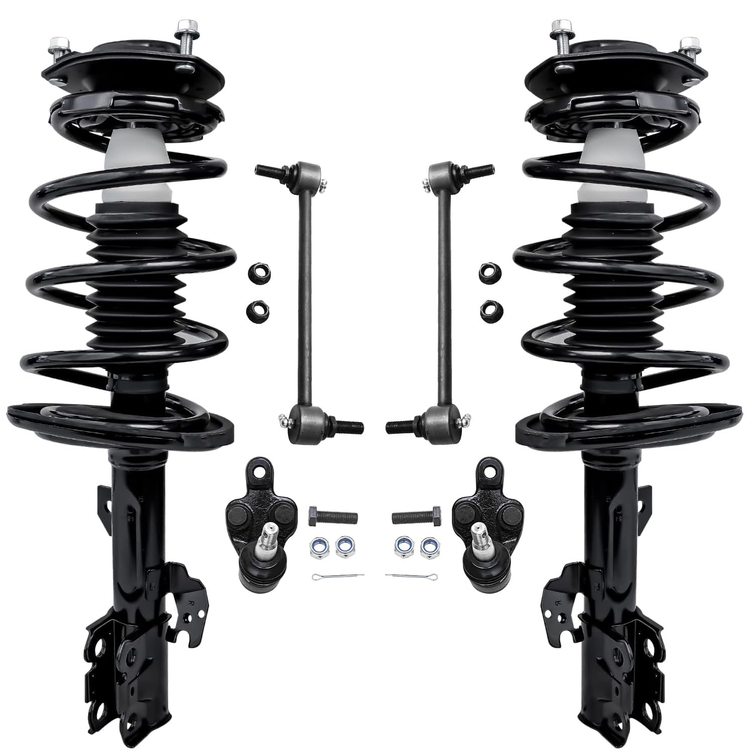 Detroit Axle - 6pc Front Suspension Kit for 04-06 Toyota Camry Solara ...